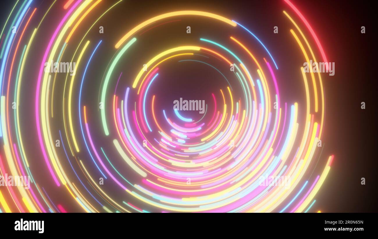 Radial glow lines. Computer generated 3d render Stock Photo - Alamy