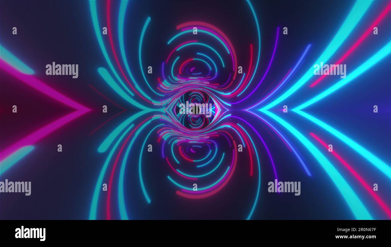 Colorful glow lights. Computer generated 3d render Stock Photo - Alamy