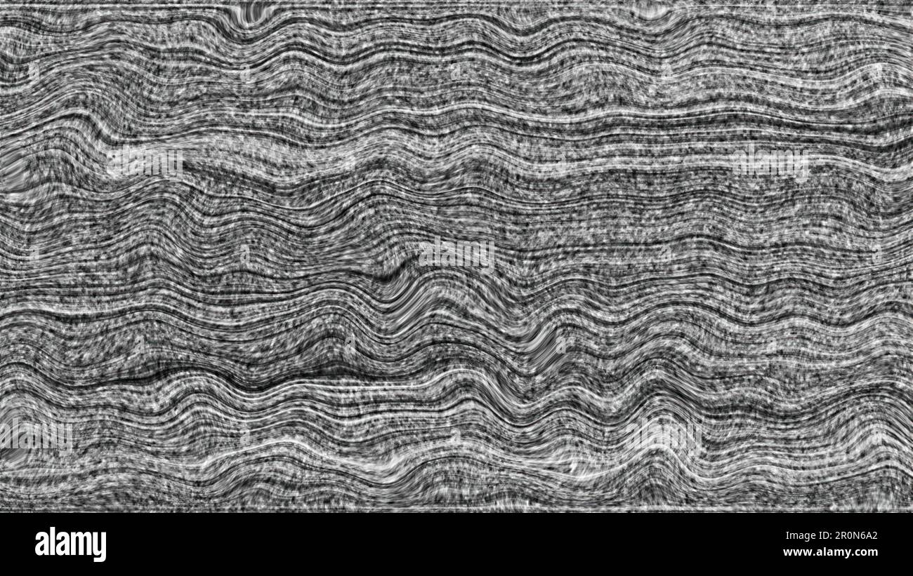 Wave TV noise. Computer generated 3d render Stock Photo - Alamy