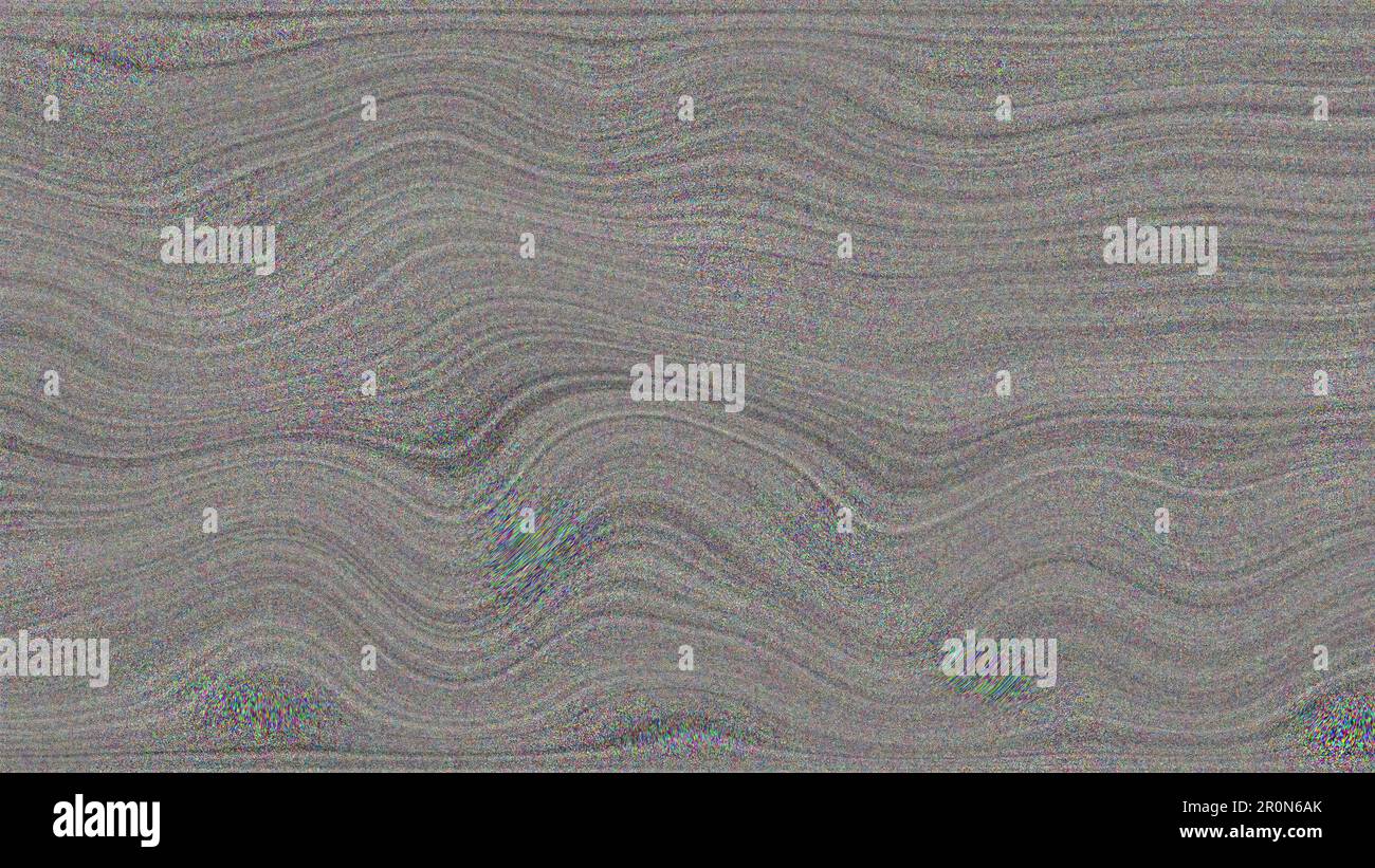 Wave TV noise. Computer generated 3d render Stock Photo - Alamy