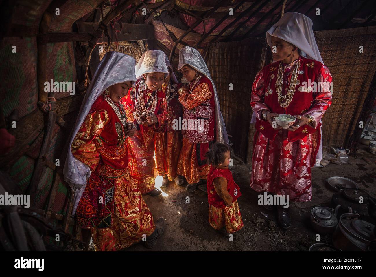 Kyrgyz women in traditional hi-res stock photography and images - Alamy