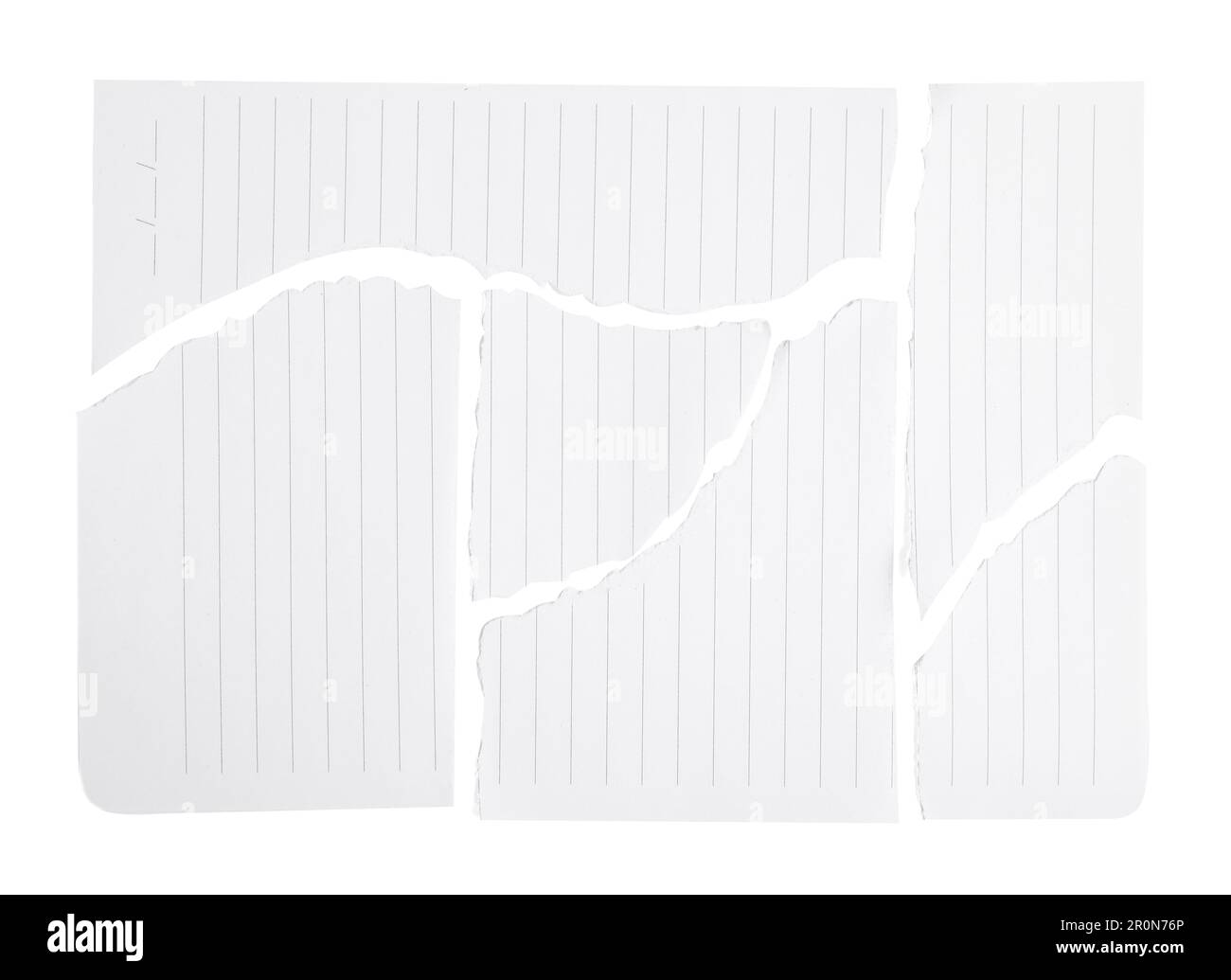Torn paper isolated on white, top view. Space for text Stock Photo - Alamy