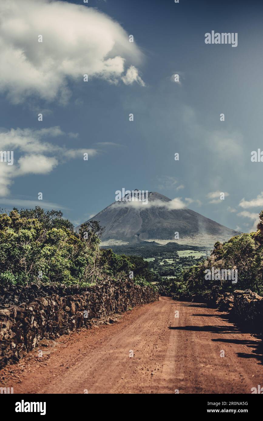 Volcano Pico, Pico Island, Pico Island, Azores, Portugal, Atlantic ...