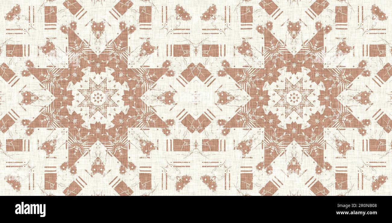 Peach pink cottagecore cozy tartan border. Cottagecore rustic marl ...