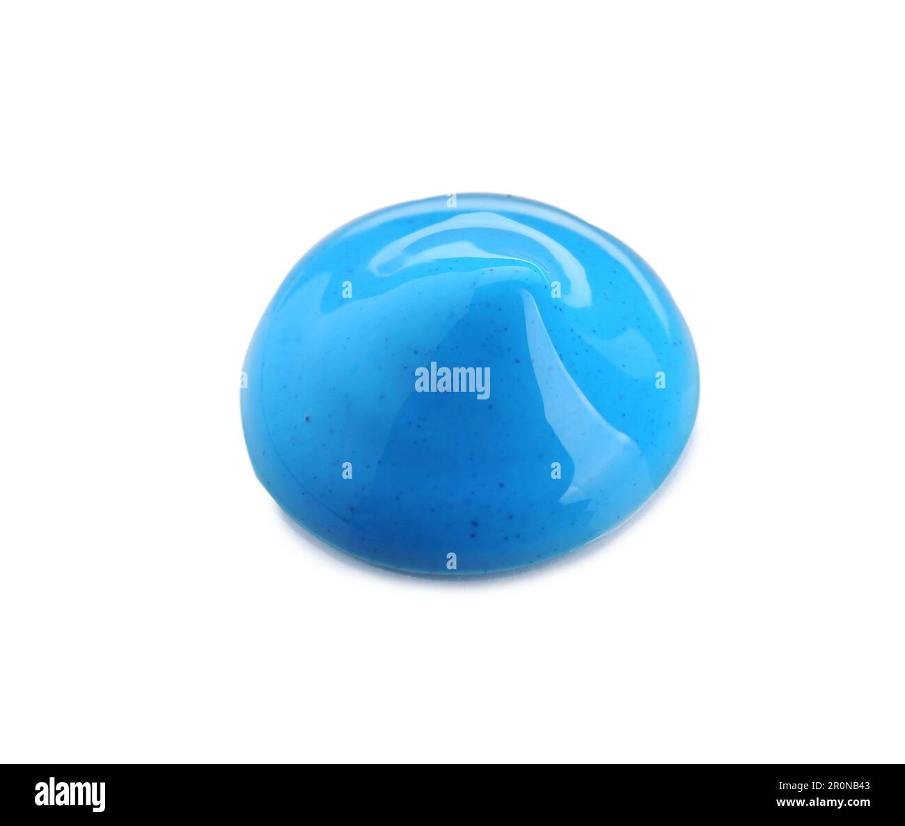 Sample of light blue paint on white background Stock Photo - Alamy