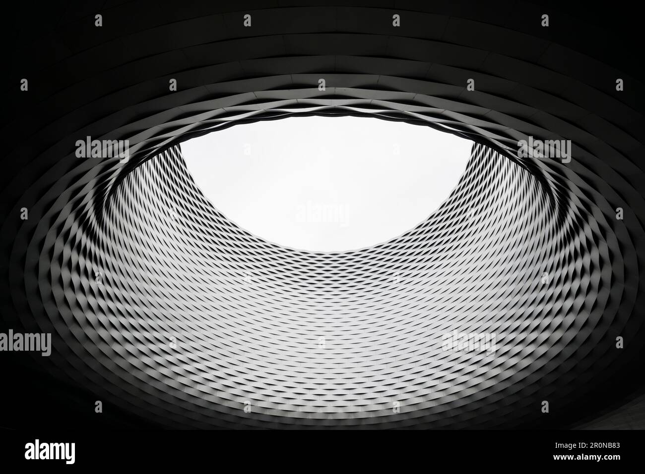 Modern hall ceiling consisting of aluminum slats, architect Herzog ...