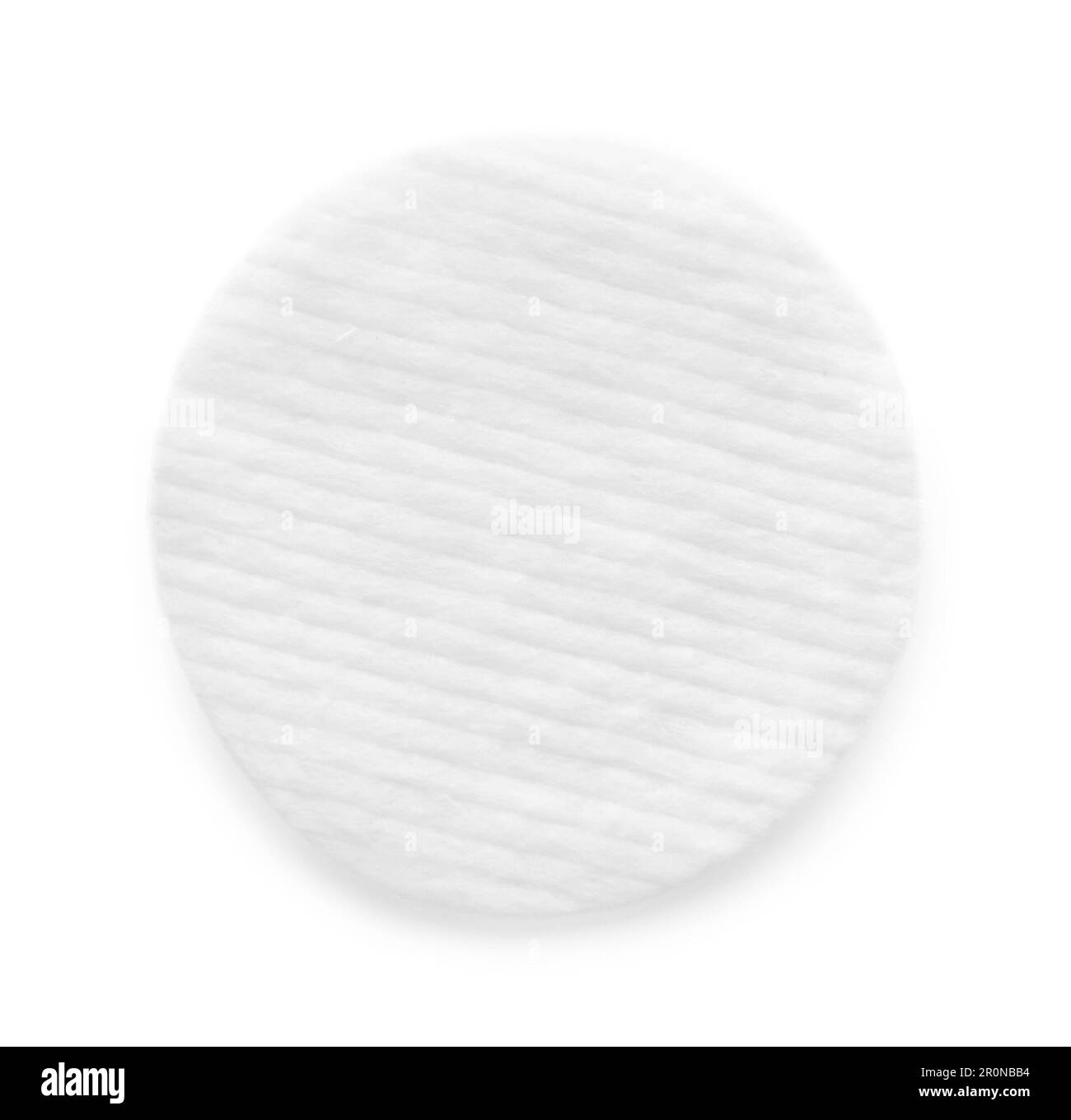 Soft clean cotton pad isolated on white, top view Stock Photo - Alamy
