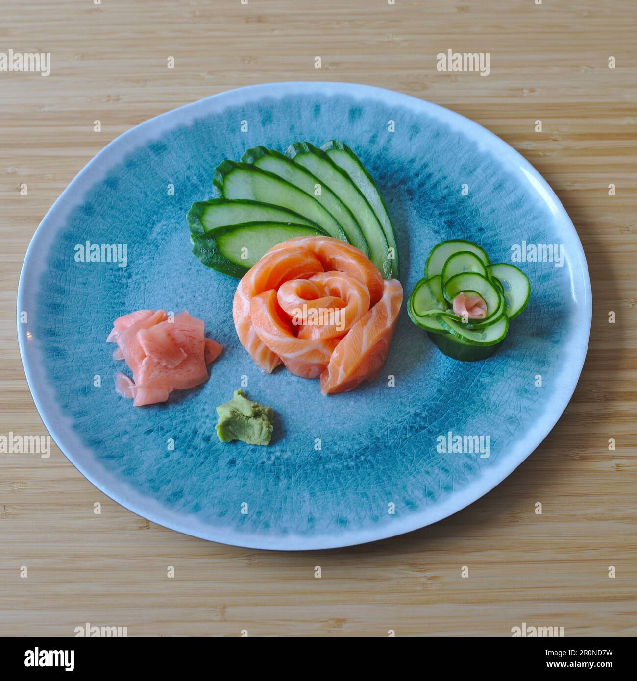 Japanese food salmon sashimi hi-res stock photography and images - Alamy
