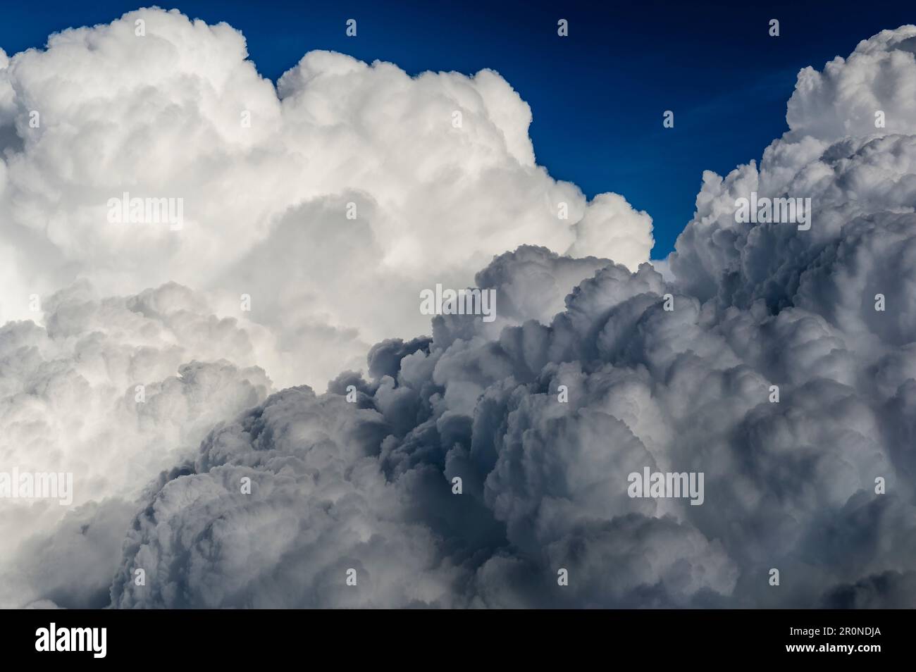 Aerial view of a large cumulus cloud Stock Photo - Alamy