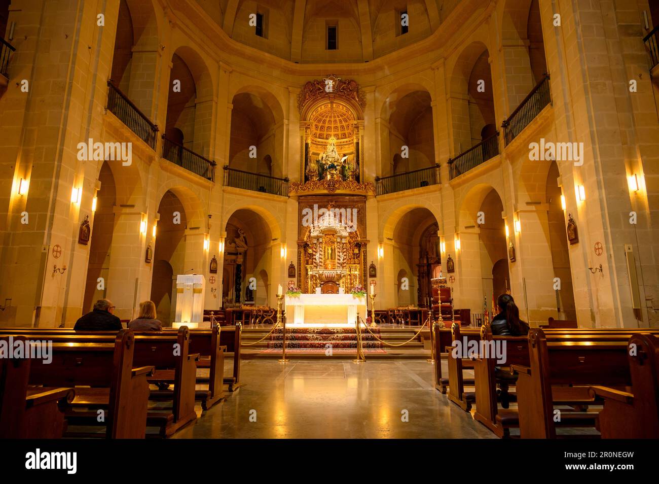 Co-Cathedral of San Nicolas de Bari, medieval church architecture in ...