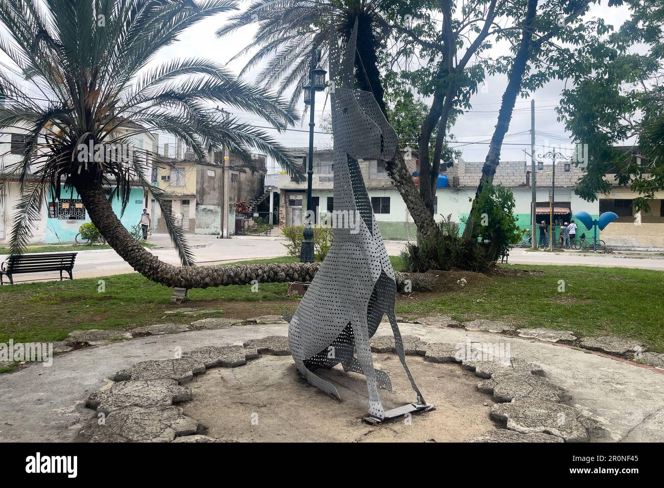 Santa Clara, Cuba - 2023: Sculpture or urban art of the Perico Donkey ...
