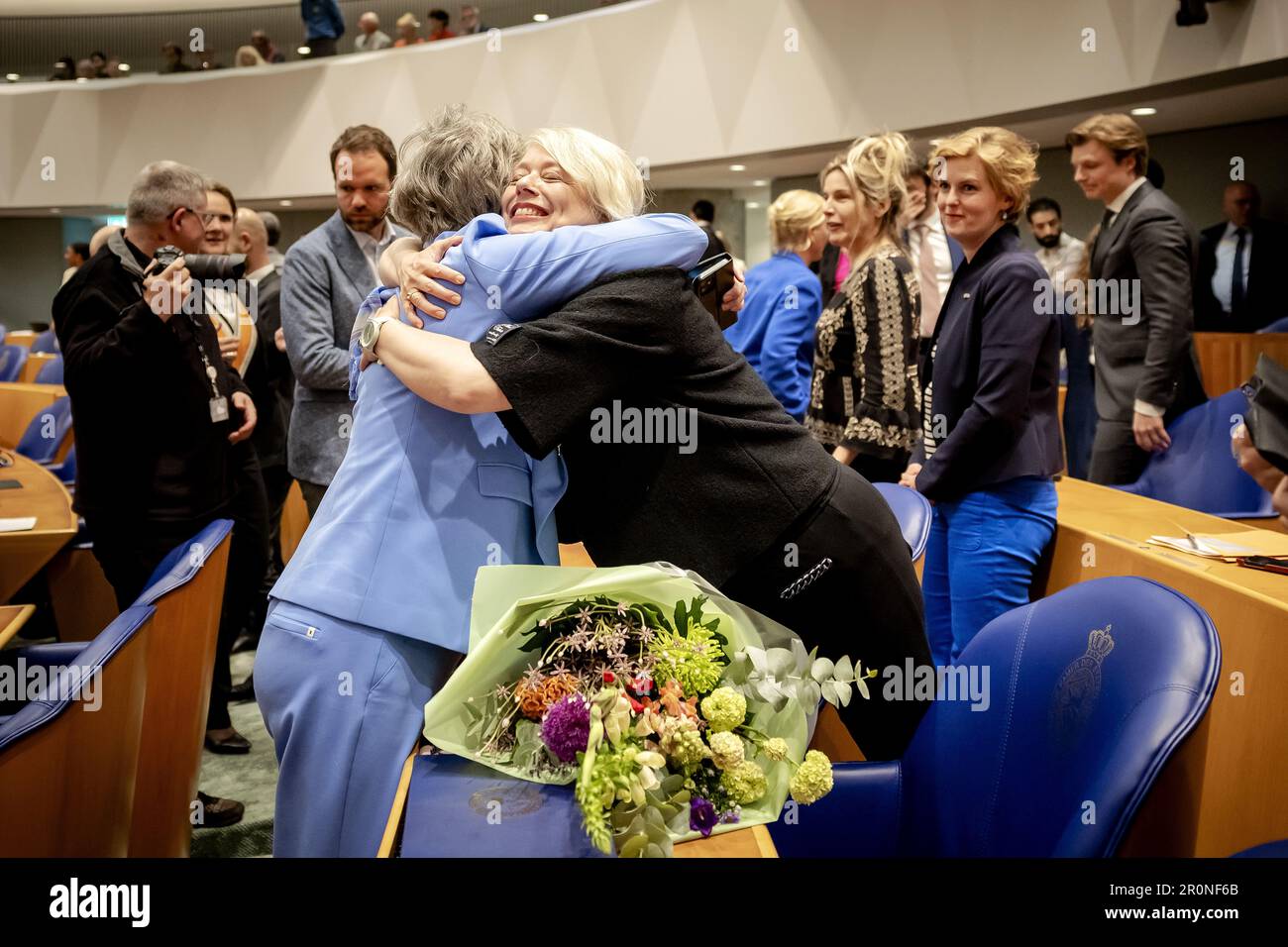 THE HAGUE - CDA Member of Parliament Agnes Mulder during the farewell ...