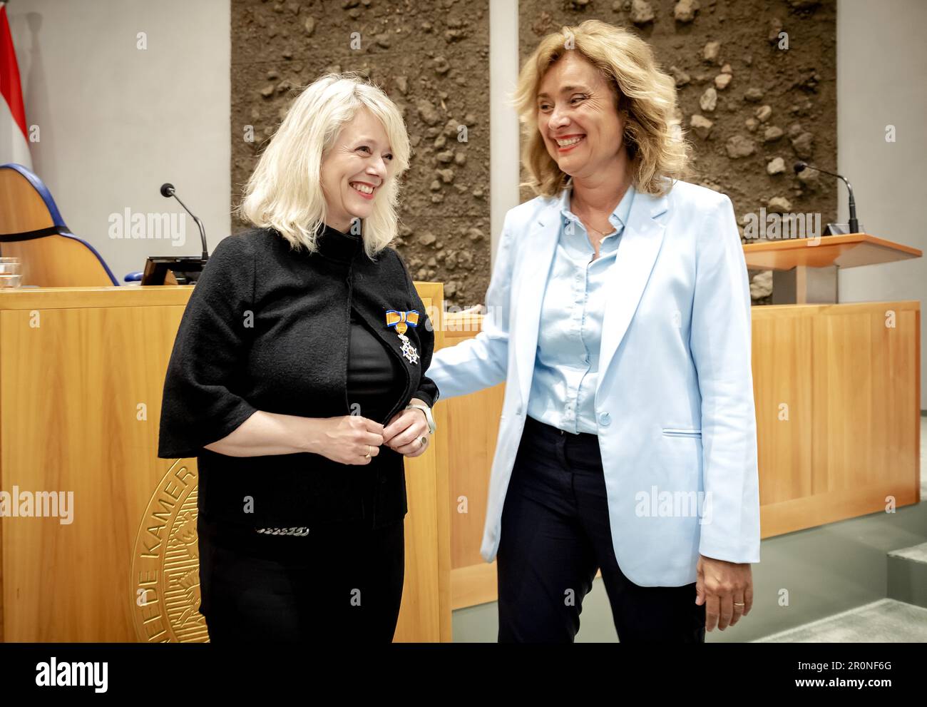 THE HAGUE - CDA Member of Parliament Agnes Mulder during the farewell ...