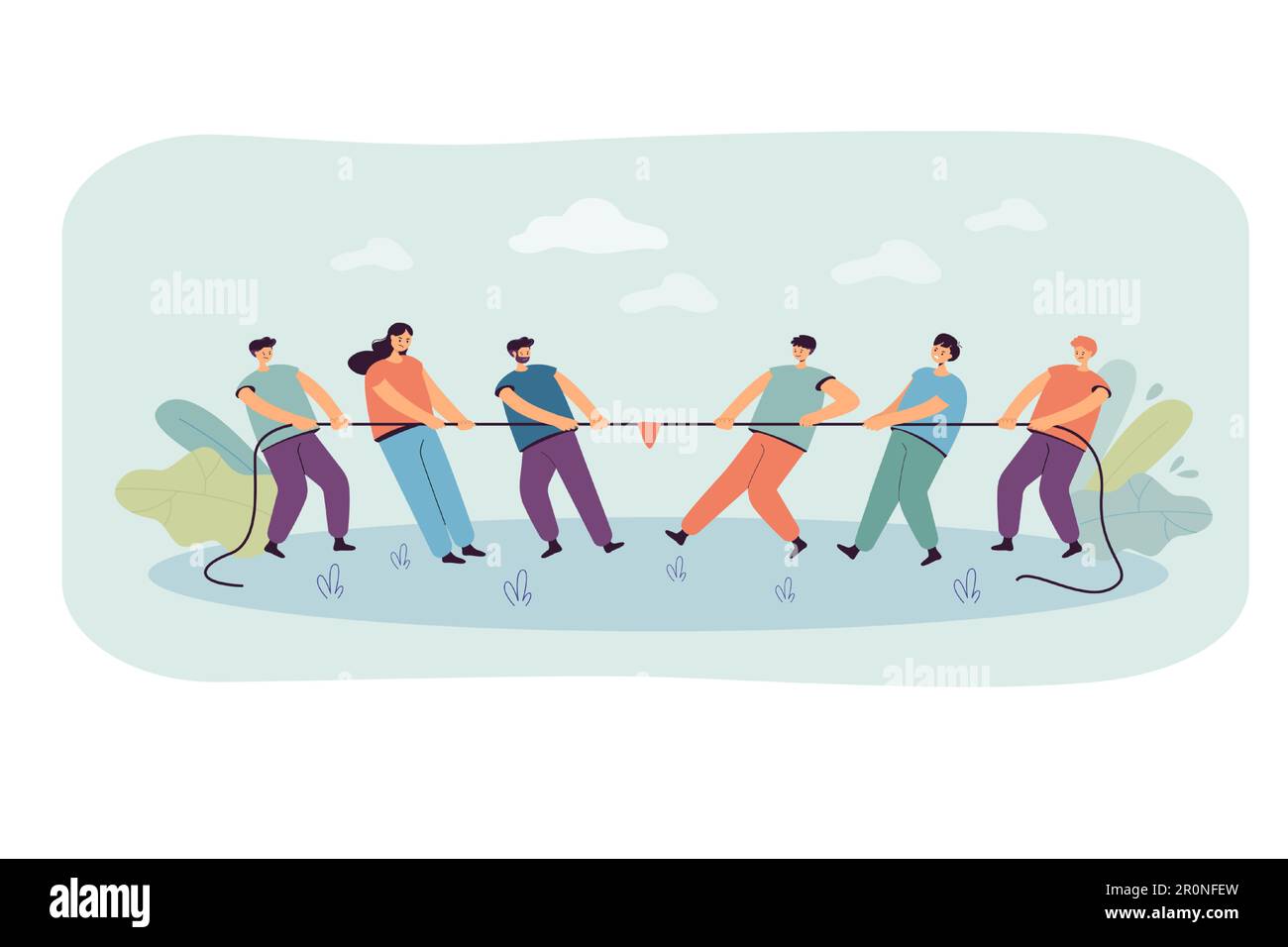 Rope teams Cut Out Stock Images & Pictures - Alamy