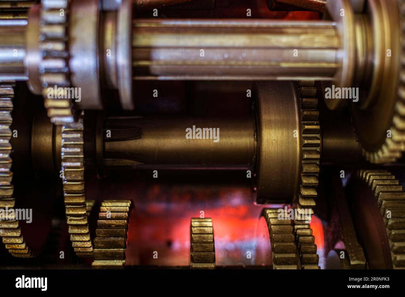 engine gear wheels, industrial background Stock Photo - Alamy