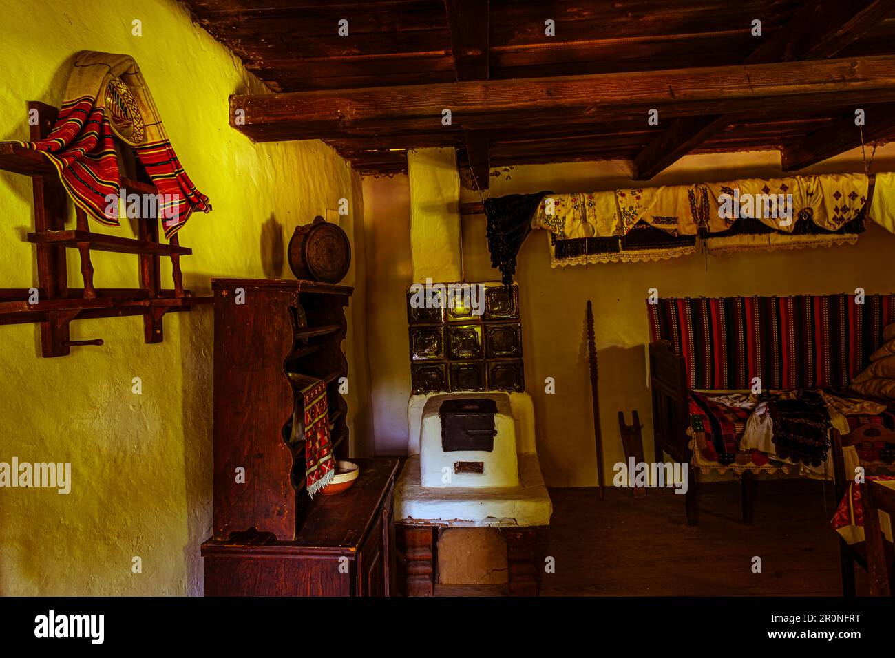 Sibiu, Romania - July 25, 2021. Traditional Romanian folk house ...