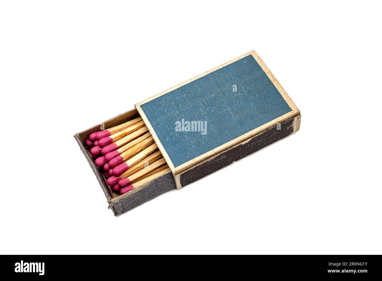 vintage box matches with match sticks Stock Photo - Alamy