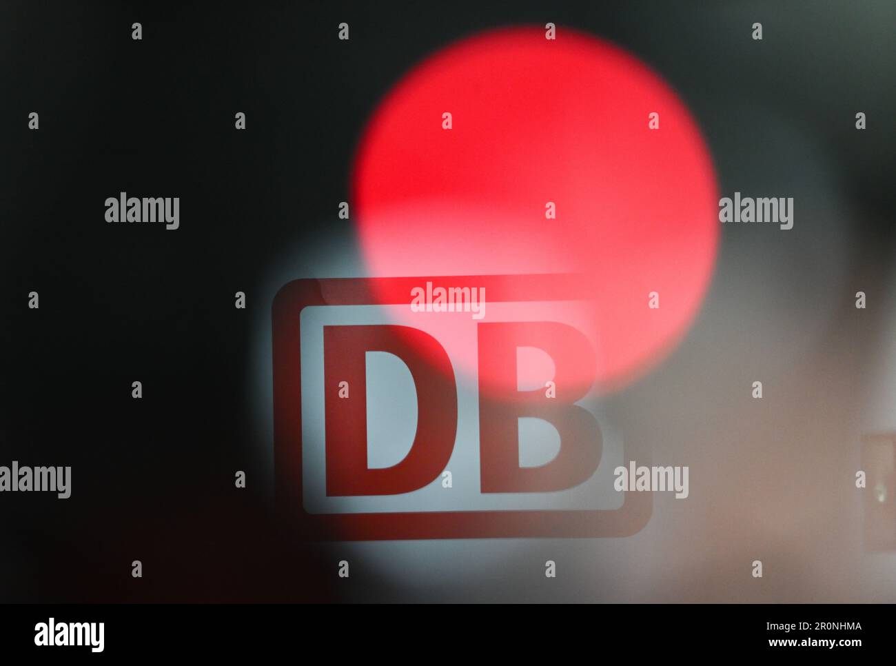 26 April 2023, Hesse, Fulda: View of the Deutsche Bahn logo. Photo ...