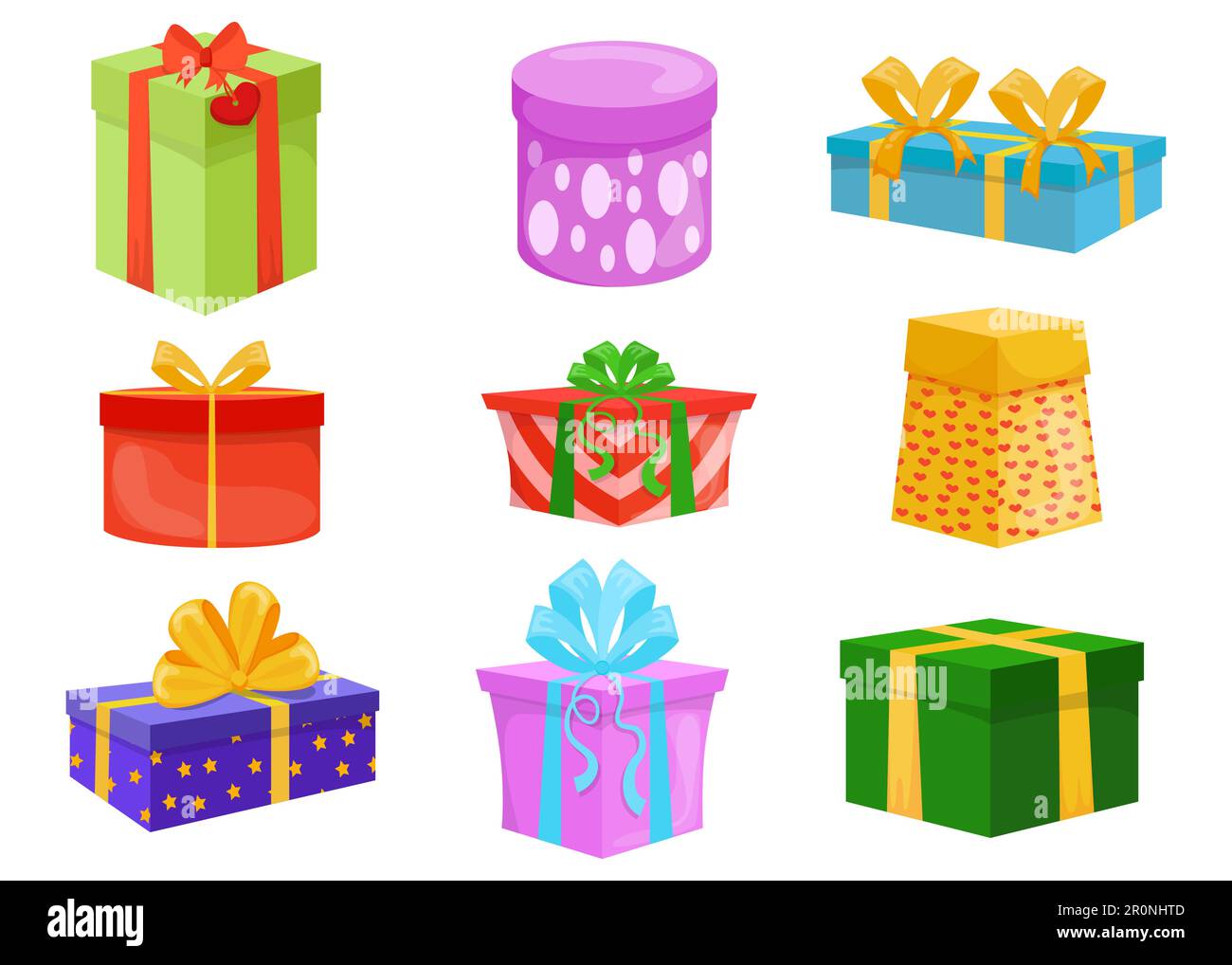 Gift wraps set Stock Vector Images - Alamy