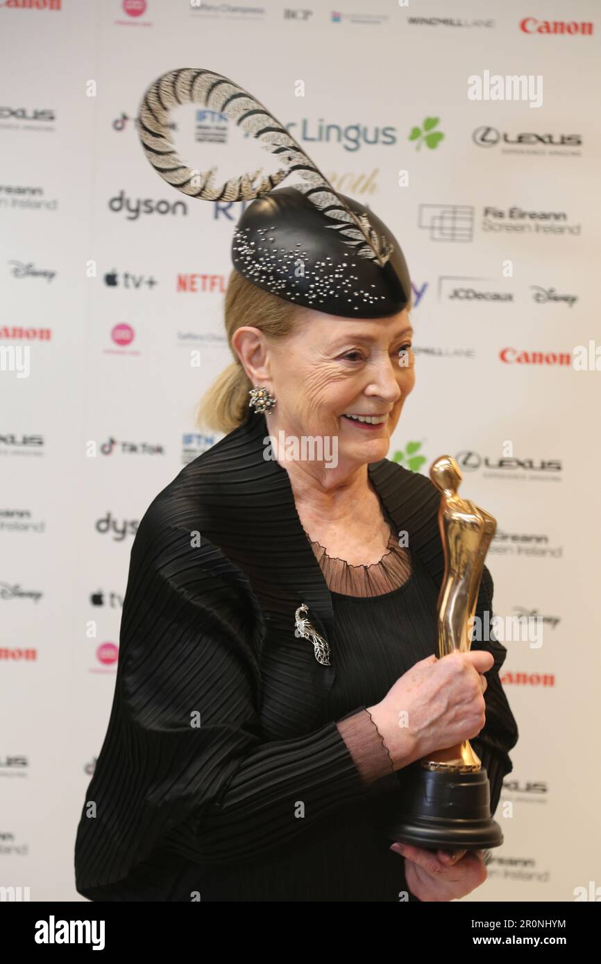 Dublin, Ireland. 7th May 2023. Joan Bergin receives the Lifetime ...
