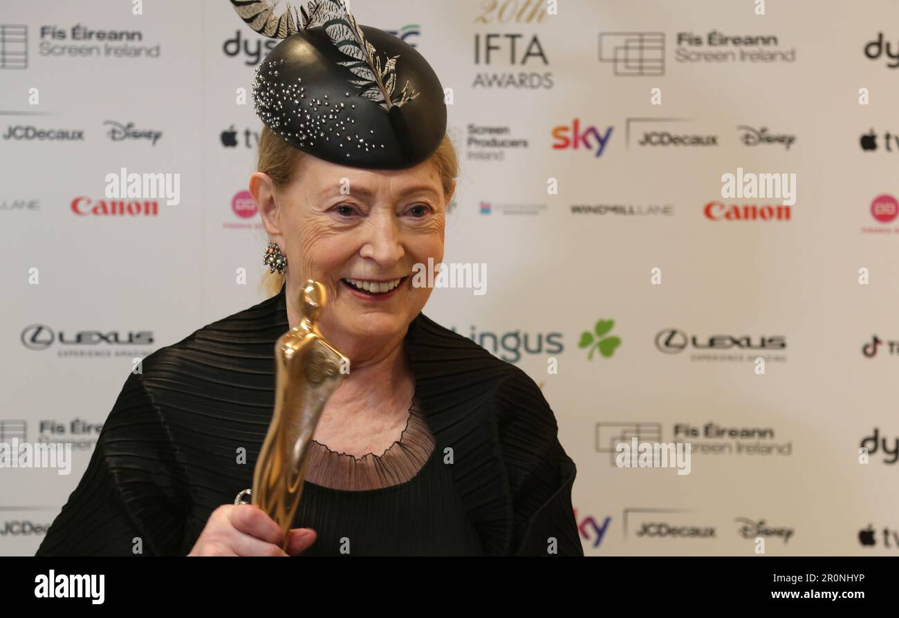 Dublin, Ireland. 7th May 2023. Joan Bergin receives the Lifetime ...