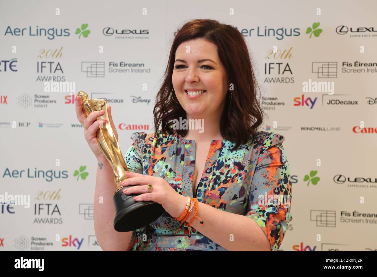 Dublin, Ireland. 7th May 2023. Lisa McGee, Winner for Script TV for the ...