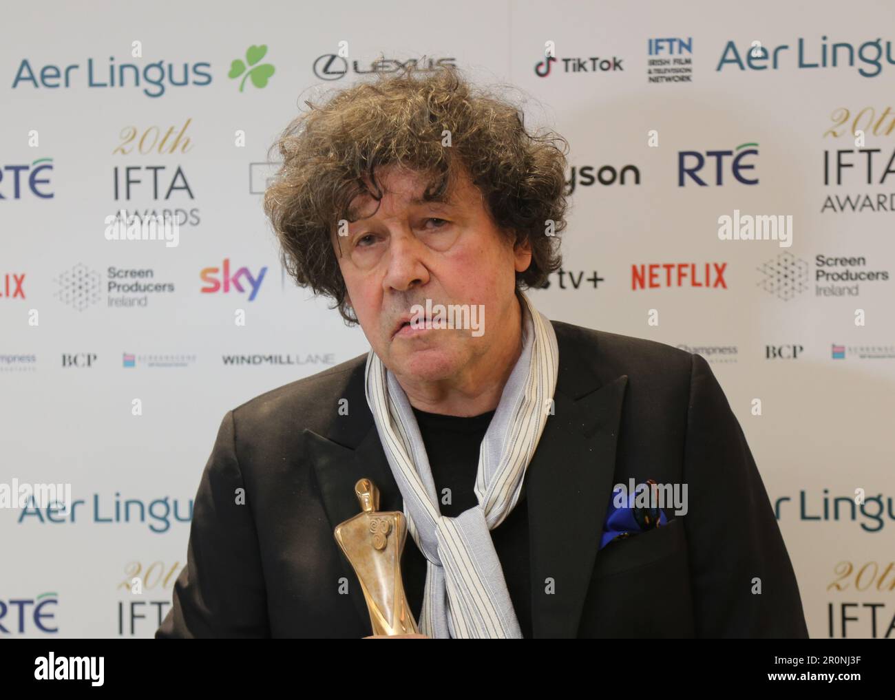 Dublin, Ireland. 7th May 2023. Stephen Rea, winner of the award Best ...