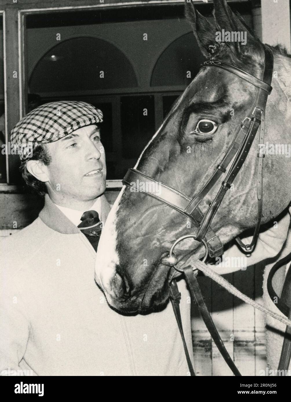 English gentleman with his horse, UK 1990s Stock Photo - Alamy