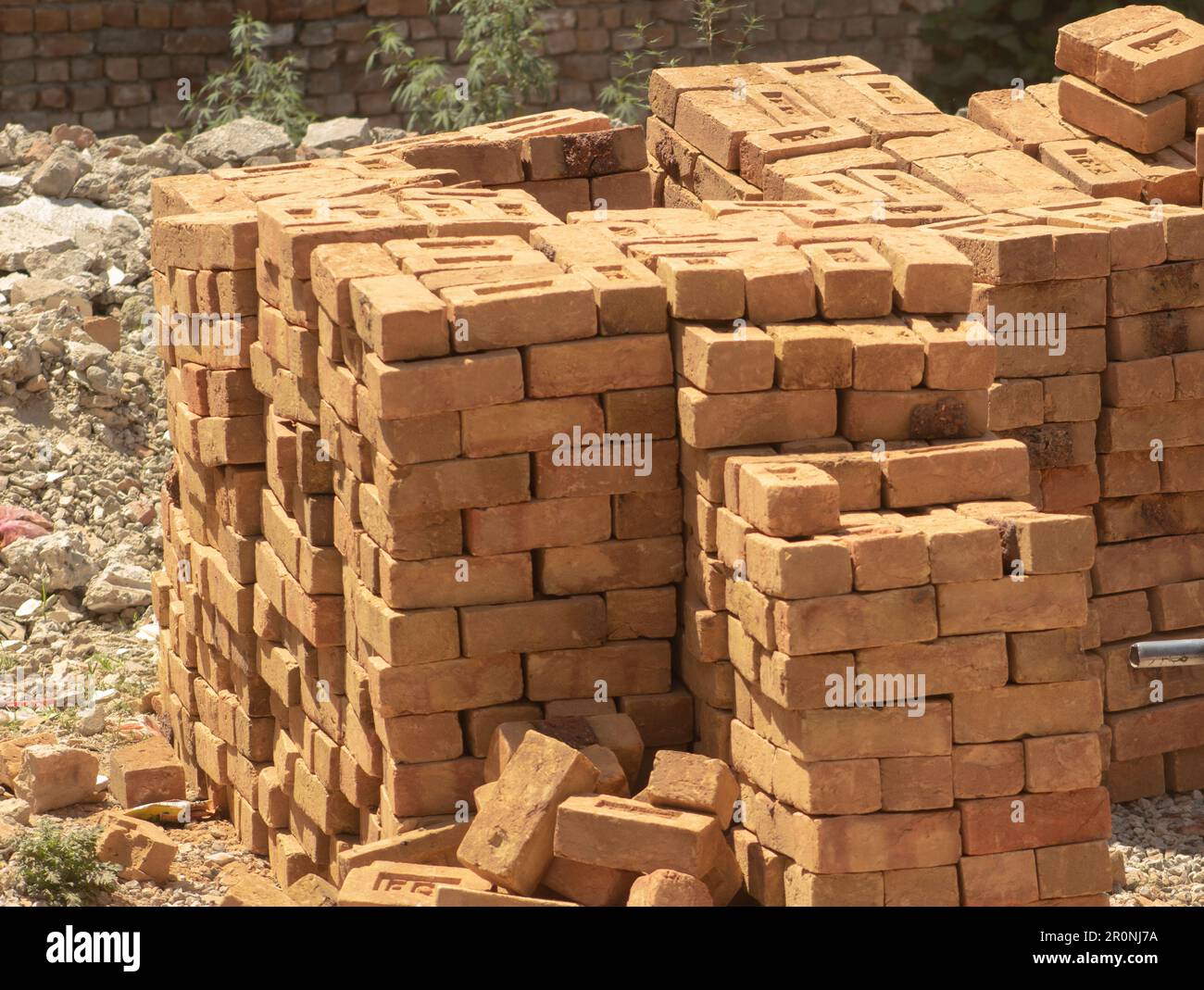 special bricks for building wall Stock Photo - Alamy