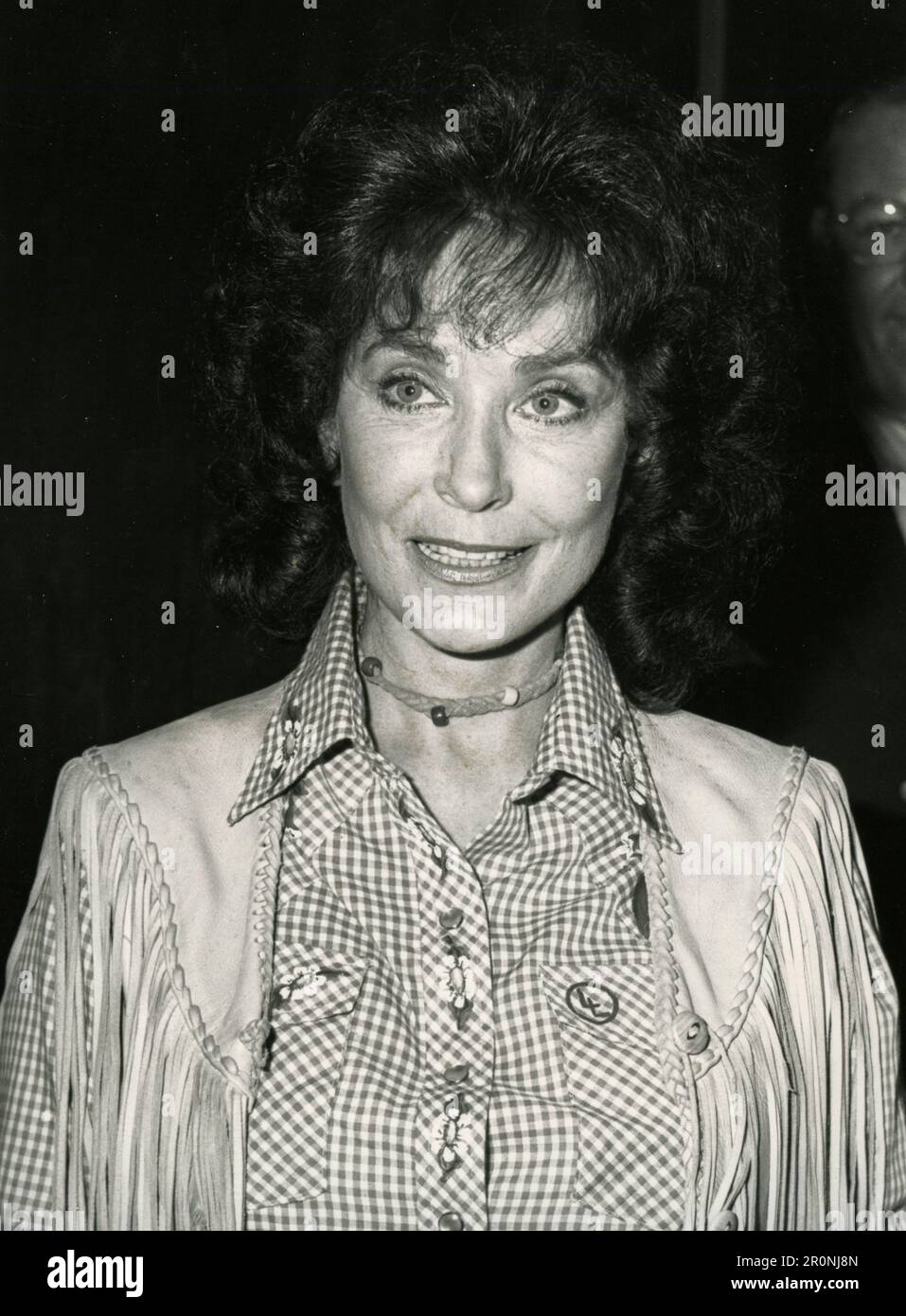 American country and western singer Loretta Lynn, USA 1985 Stock Photo ...