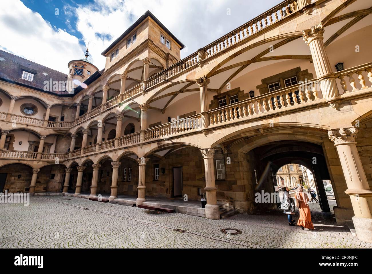 Old castle courtyard stuttgart germany hi-res stock photography and ...