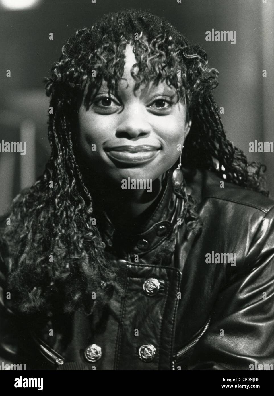 British radio and television presenter Femi Oke, UK 1992 Stock Photo ...