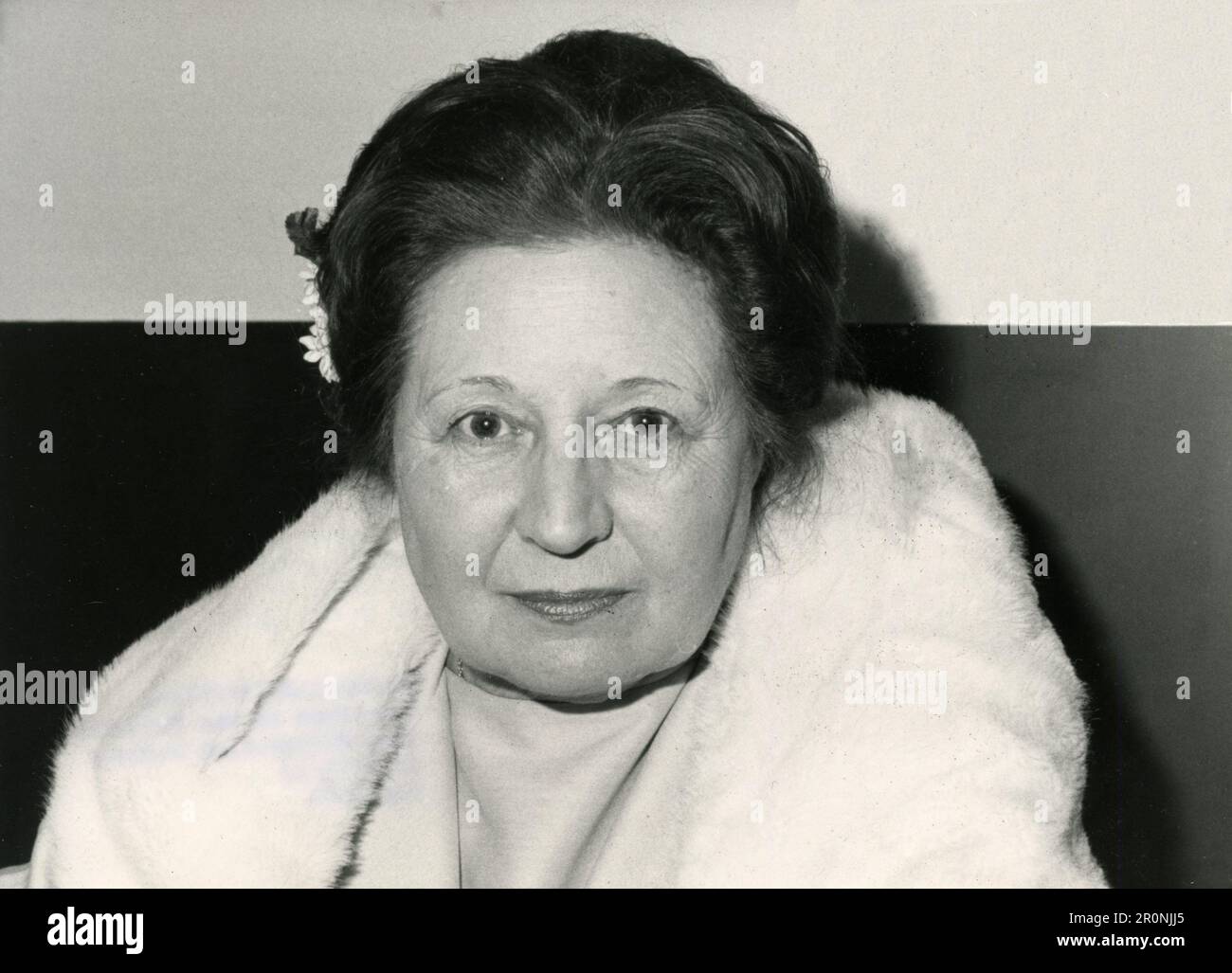 English Animal Rights Activist Baroness Muriel Dowding UK 1980 Stock english-animal-rights-activist-baroness-muriel-dowding-uk-1980-stock