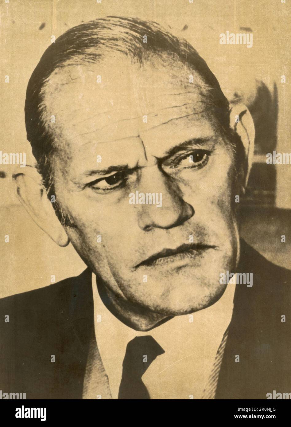 British actor Harry Andrews in the movie Reach for Glory, UK 1962 Stock ...