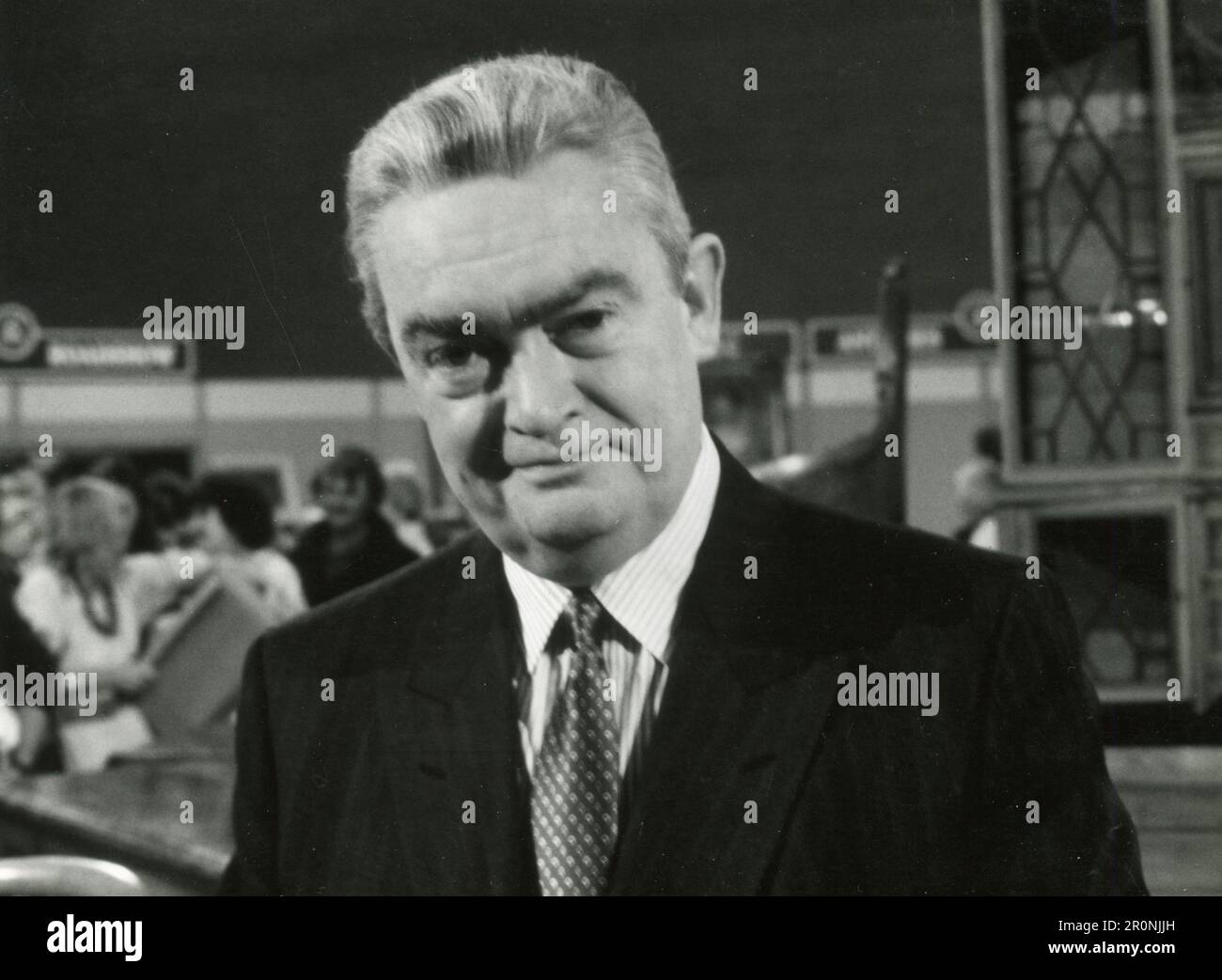 English journalist, radio and television presenter Hugh Scully, UK 1989 ...