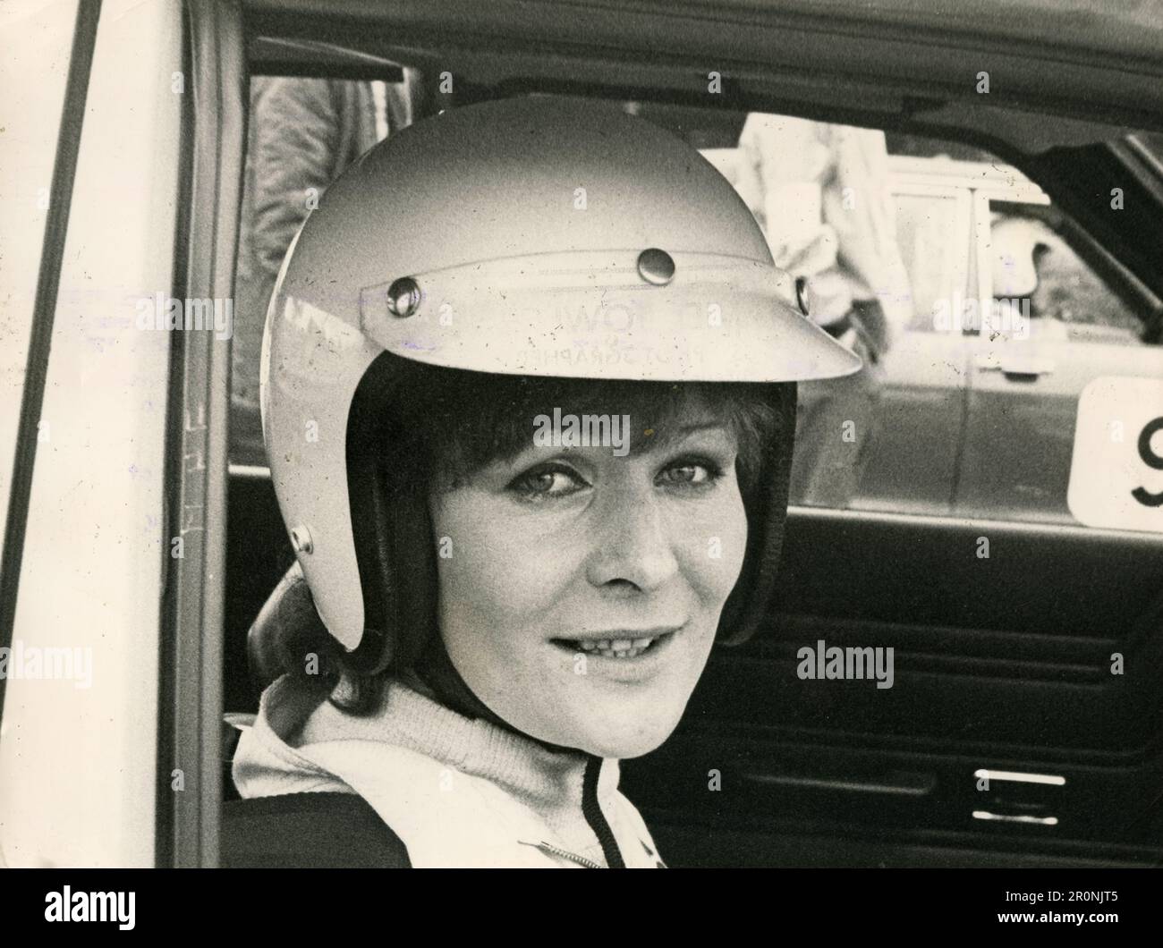 British racing driver Jenny Dell, UK 1972 Stock Photo - Alamy