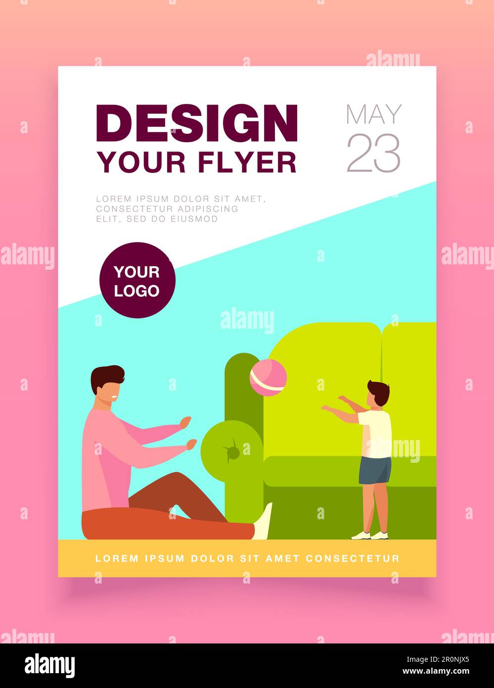 Child playing room in Stock Vector Images - Alamy