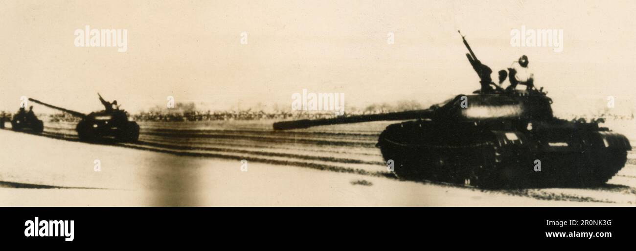 Communist Chinese T-59 tanks during the Pakistan Day Military Review ...
