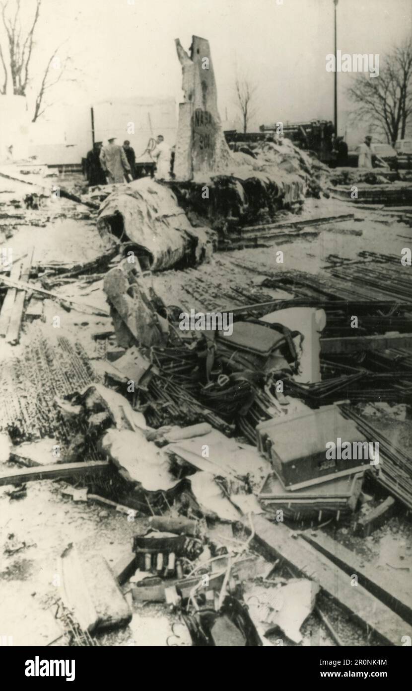 Ejection seats and what remains of US austronauts Elliot See and ...