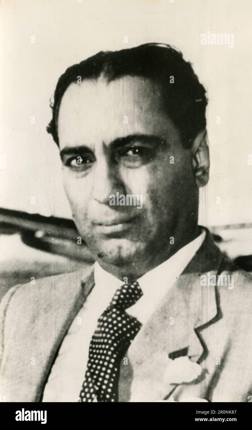 Indian nuclear physicist Homi Jehangir Bhabha, India 1955 Stock Photo ...