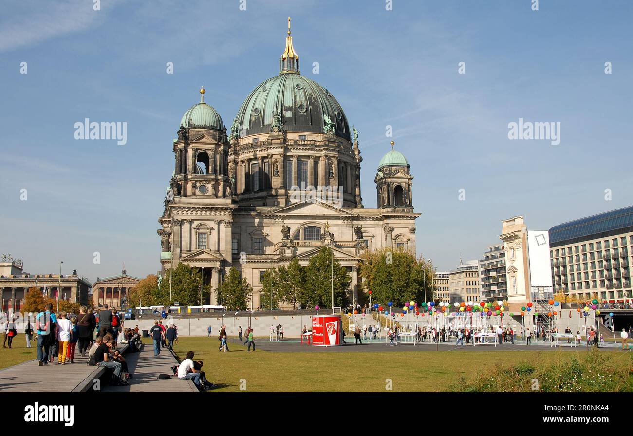 Berlin, Germany: Berlin Cathedral Church located on Museum Island. It ...