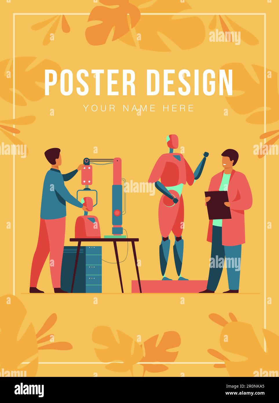 Robotic arm lab Stock Vector Images - Alamy