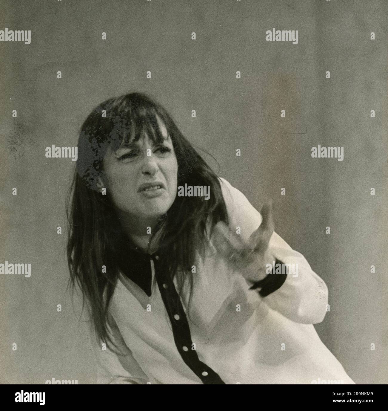 Stage actress making a face, 1960s Stock Photo - Alamy