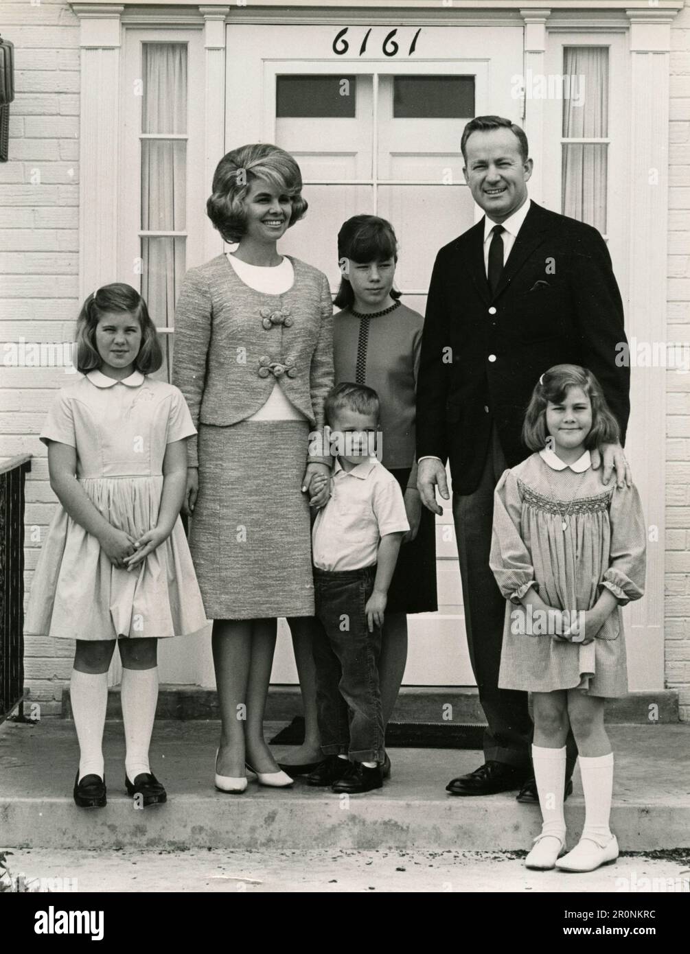 US Chief of Protocol Ambassador Lloyd Hand with his wife and four of ...