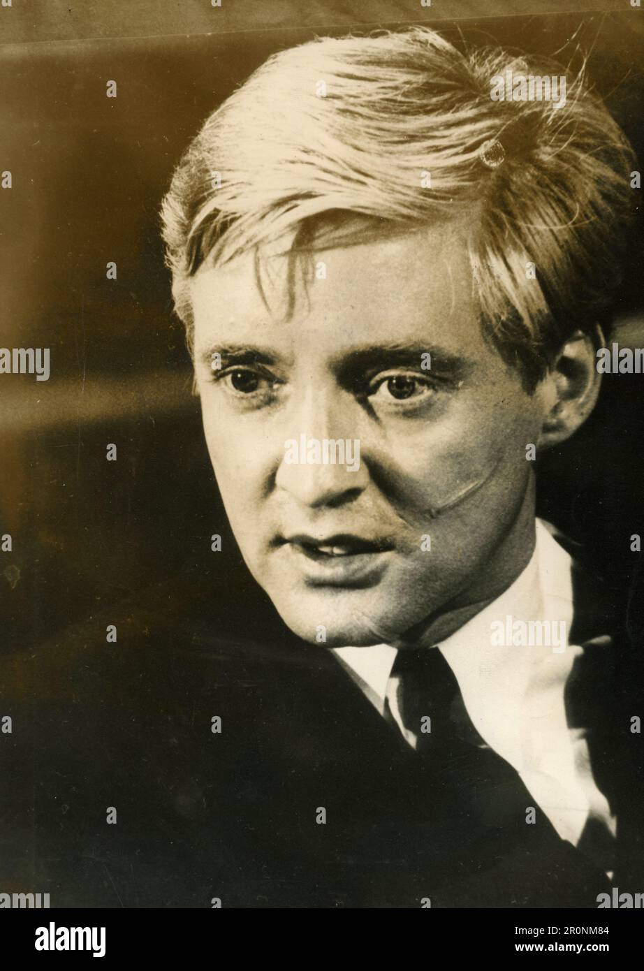 Portrait of Austrian stage and cinema actor Oskar Werner, 1966 Stock Photo - Alamy