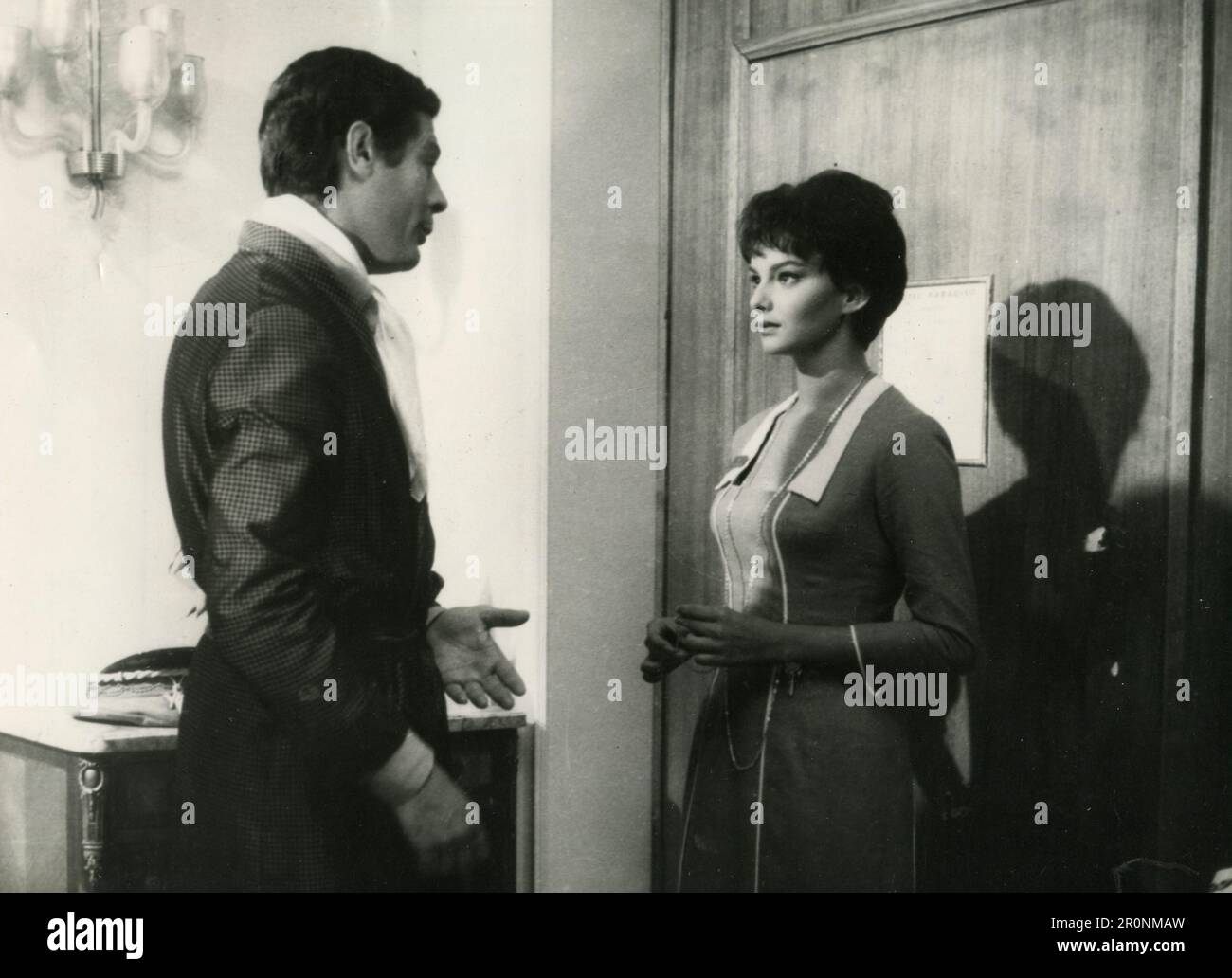 Greek actors Alekos Alexandrakis and Lili Papagianni in the movie ...