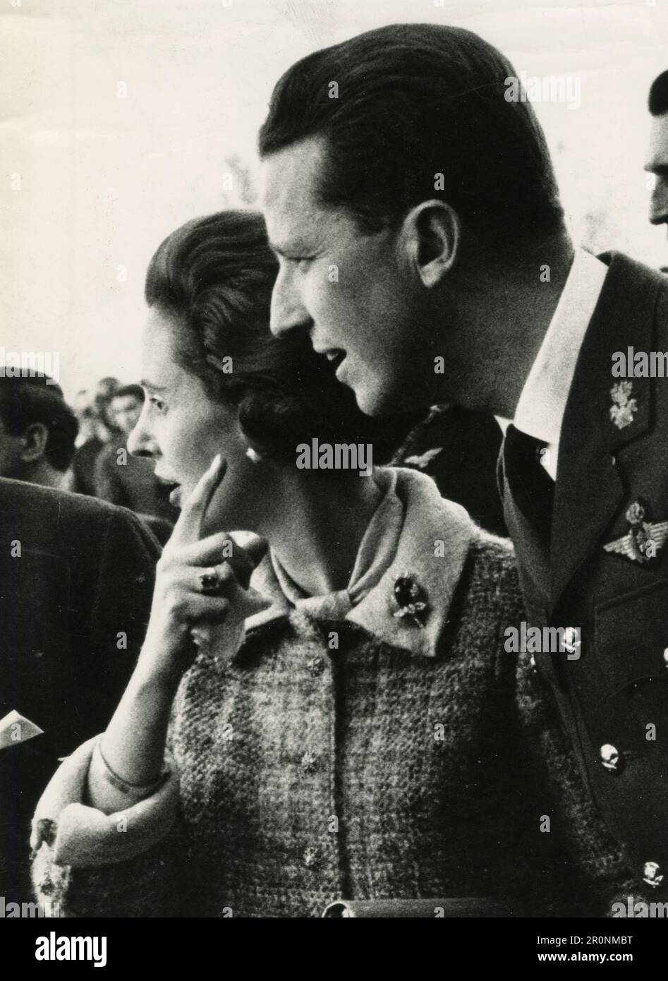 Royal visitors, UK 1965 Stock Photo - Alamy