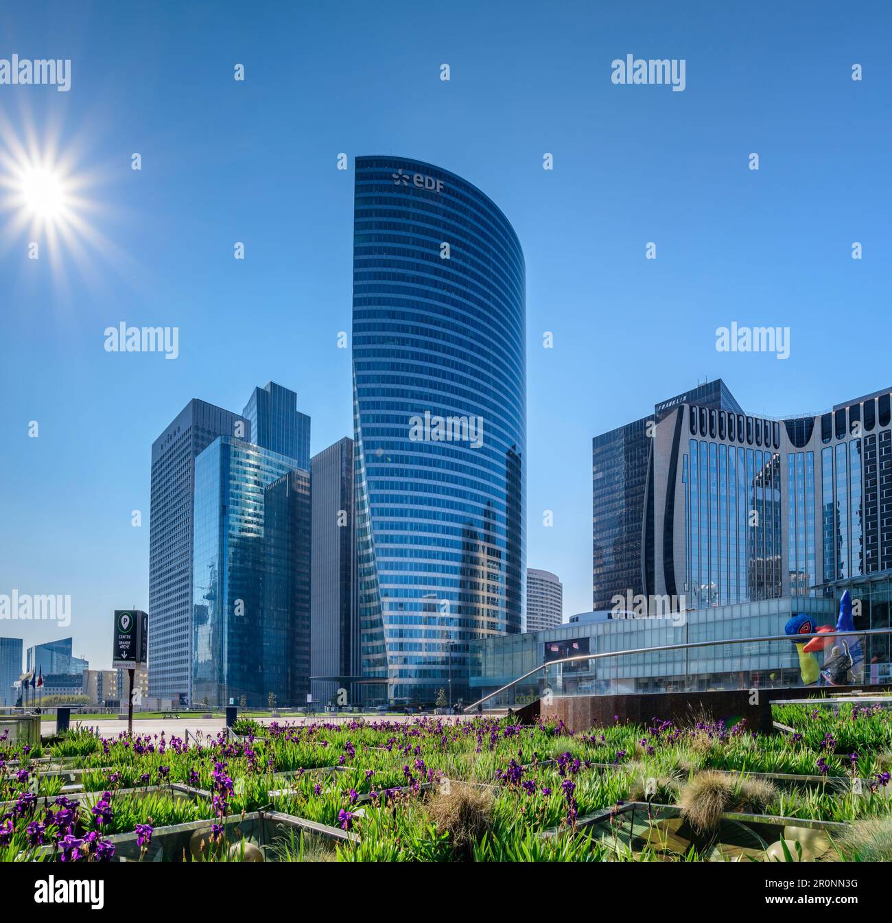 Skyscrapers in La Defense, La Defense, Paris, France Stock Photo - Alamy