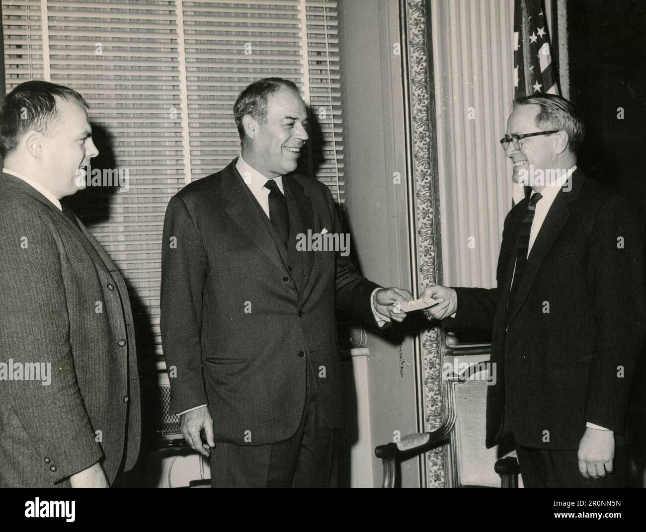 Mr. Robert C. Tetro (left), US Ambassador to Italy George Frederick ...
