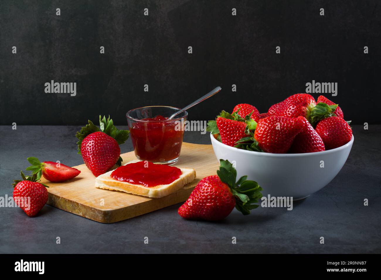 Strawberry jam is made from strawberries, This jam can be used for ...